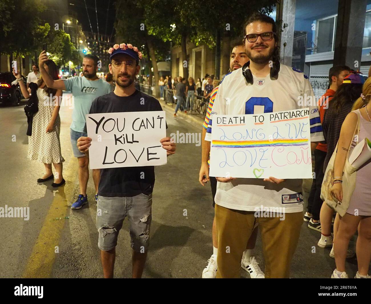 Athens, Greece. 10th June, 2023. Thousands of people take part in the ...