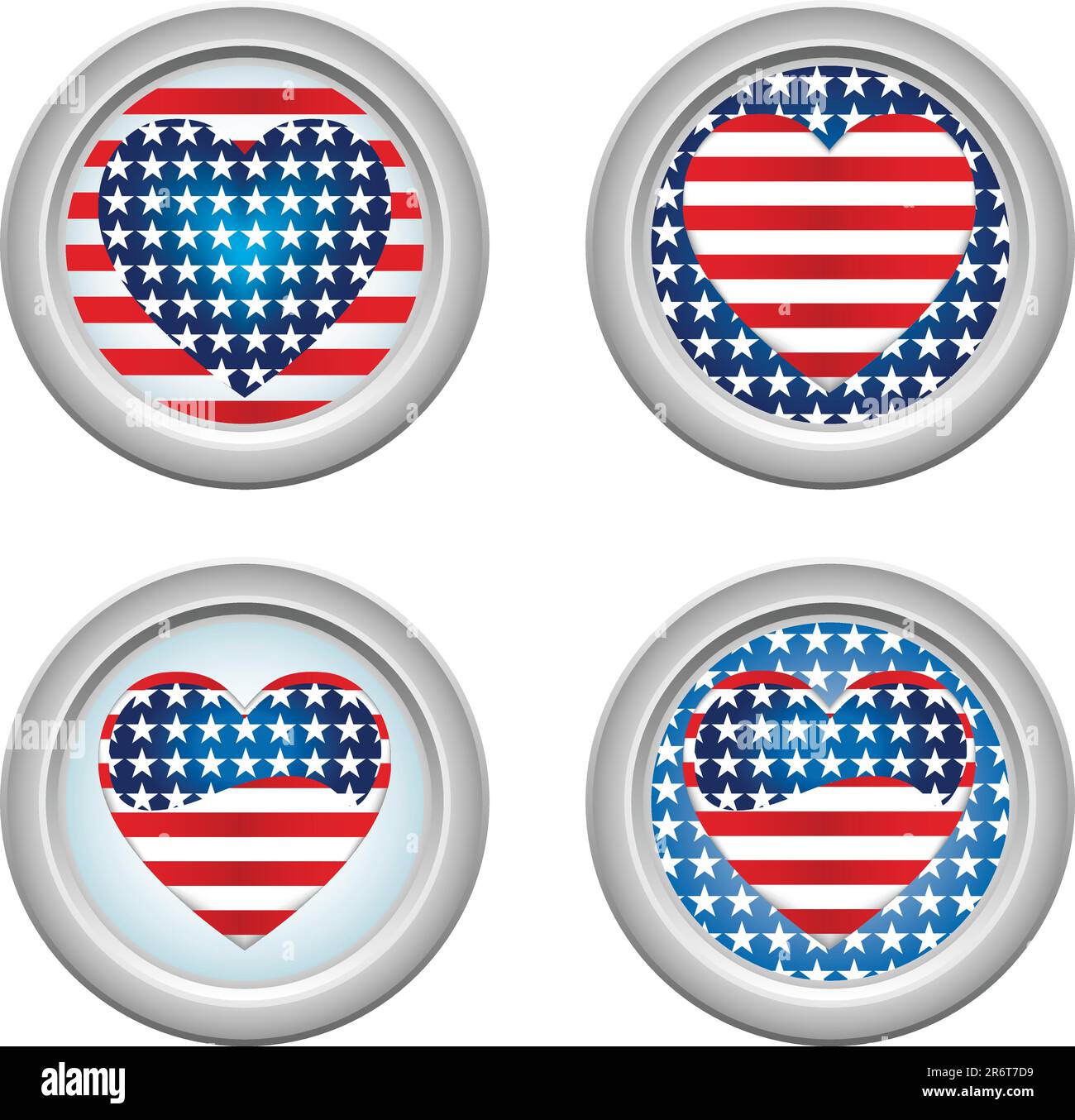 Political buttons white background Stock Vector Images - Alamy