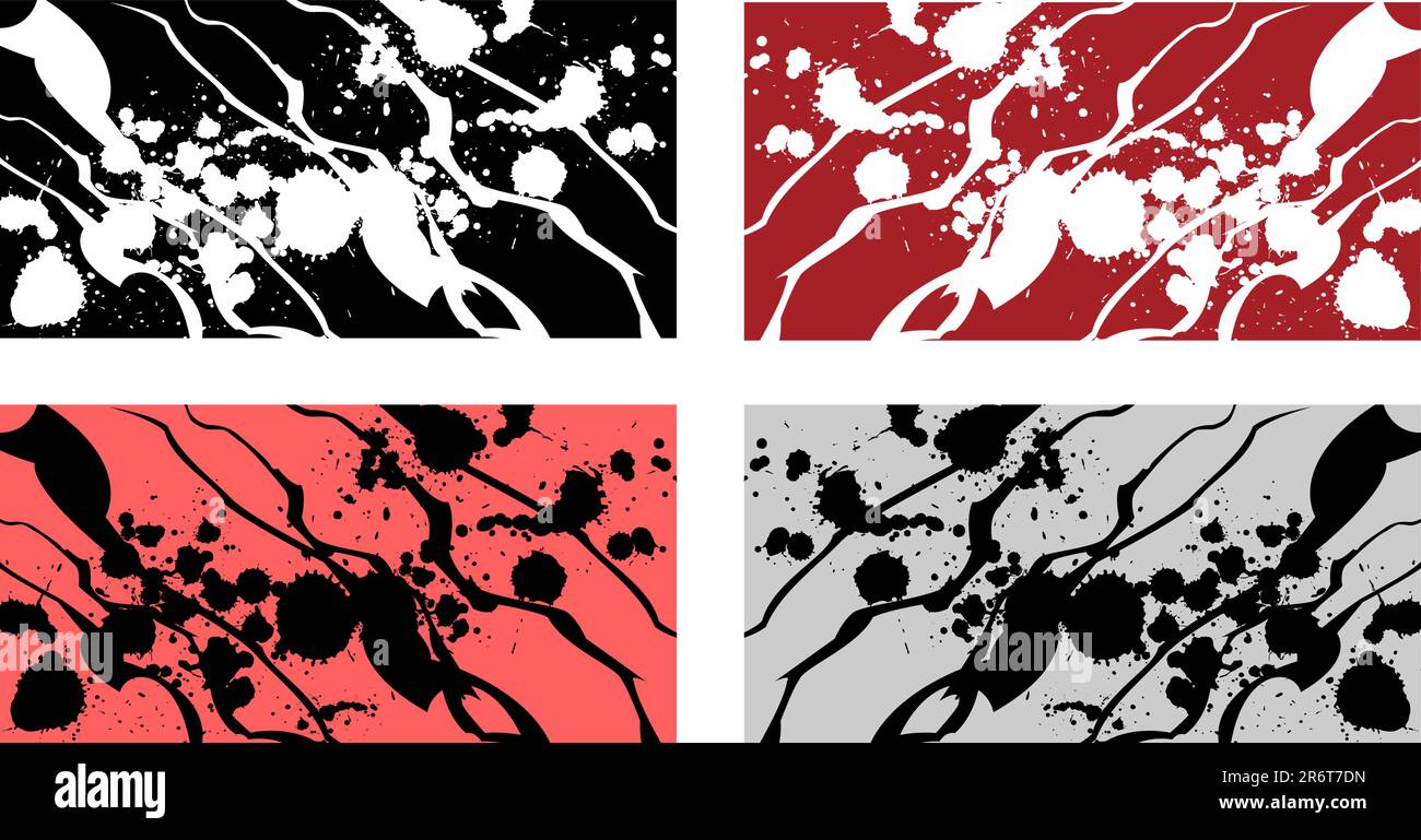 vector collection of scattered background and pattern Stock Vector ...