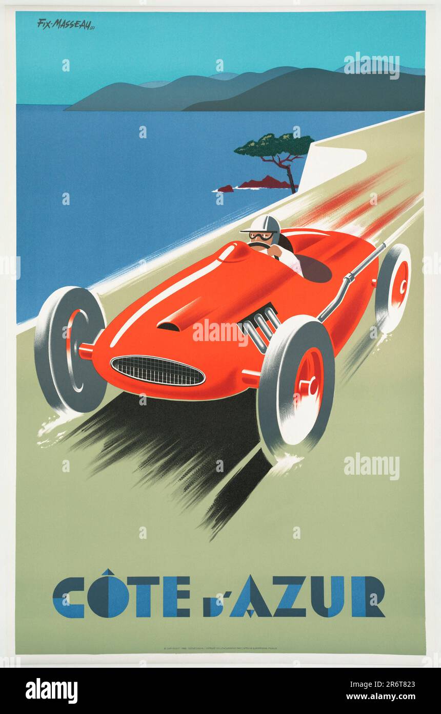 Cote d'Azur. Museum: PRIVATE COLLECTION. Author: Fix Masseau (Pierre ...