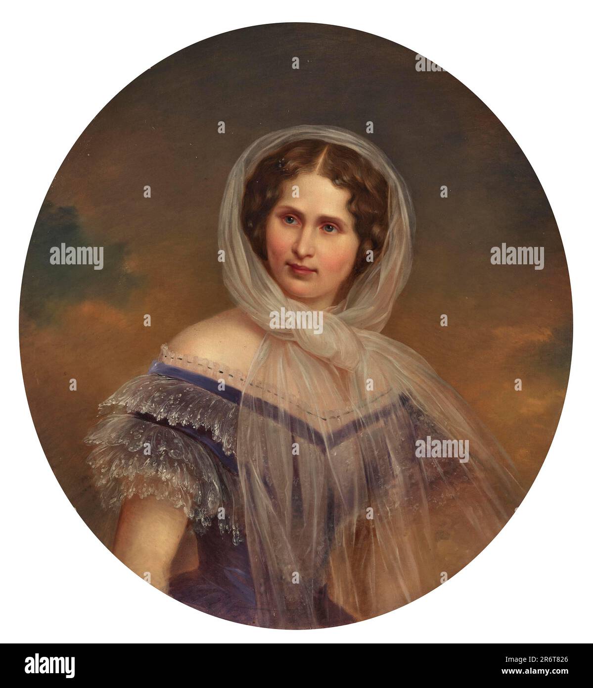 Portrait of Princess Hildegard of Bavaria (1825-1864), Duchess of ...