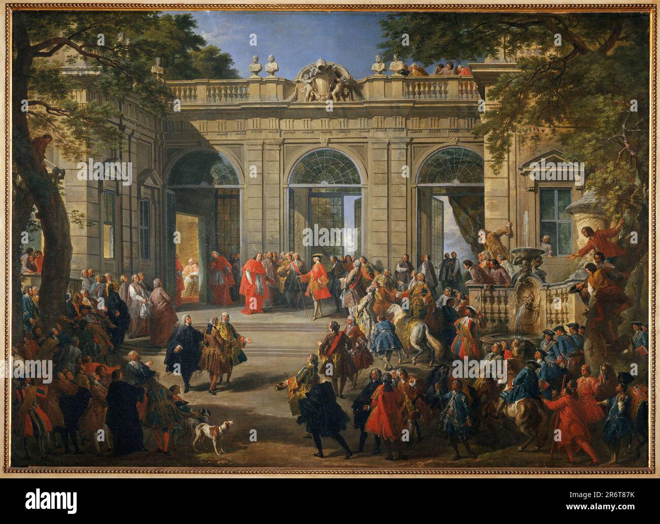 King Charles III Visiting Pope Benedict XIV at the Coffee House of the ...