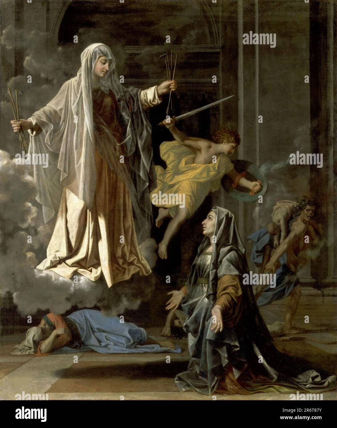 The Vision of Saint Frances of Rome. Museum: Musee du Louvre, Paris ...