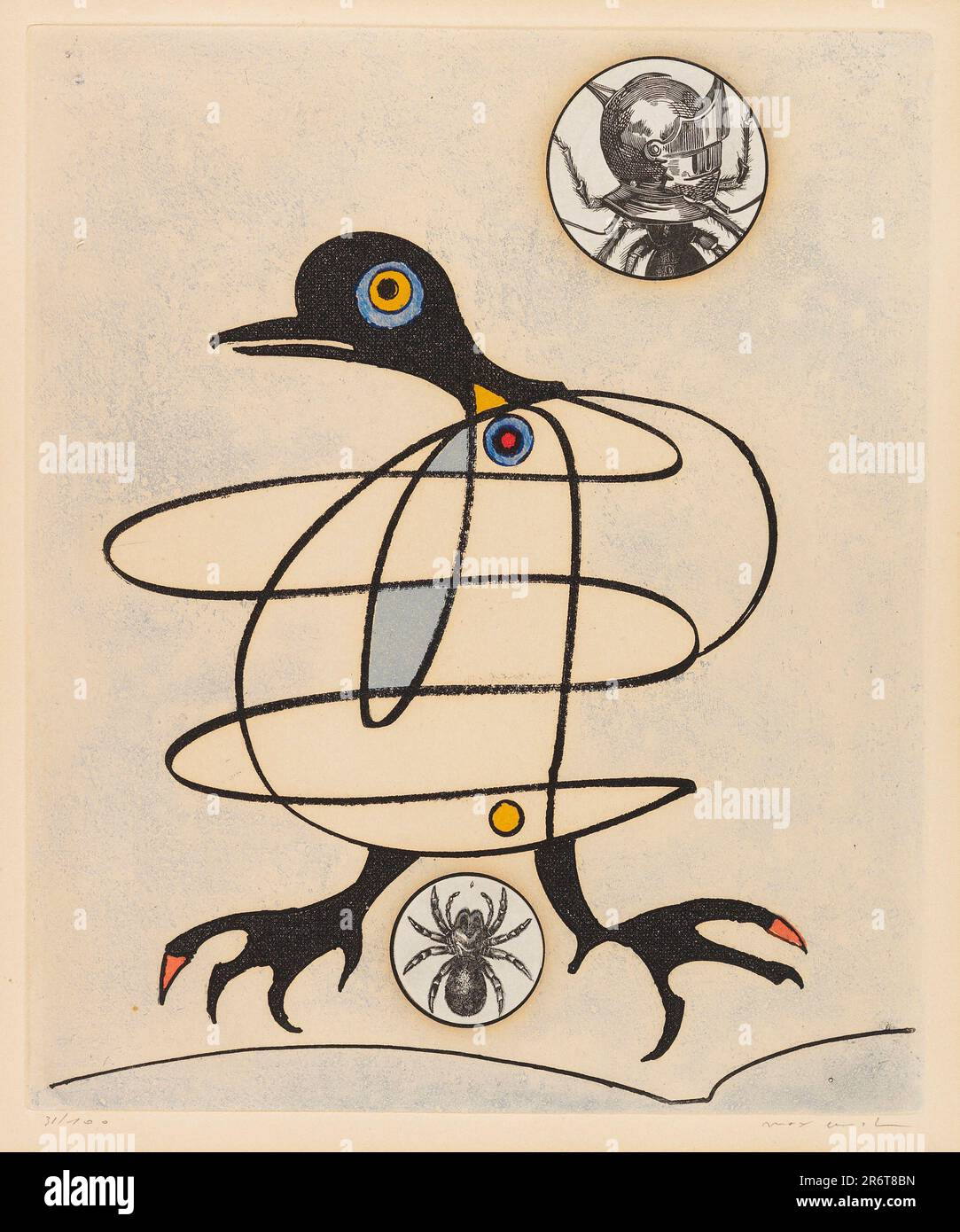 Illustration for "Oiseaux en Péril" by Dorothea Tanning. Museum ...