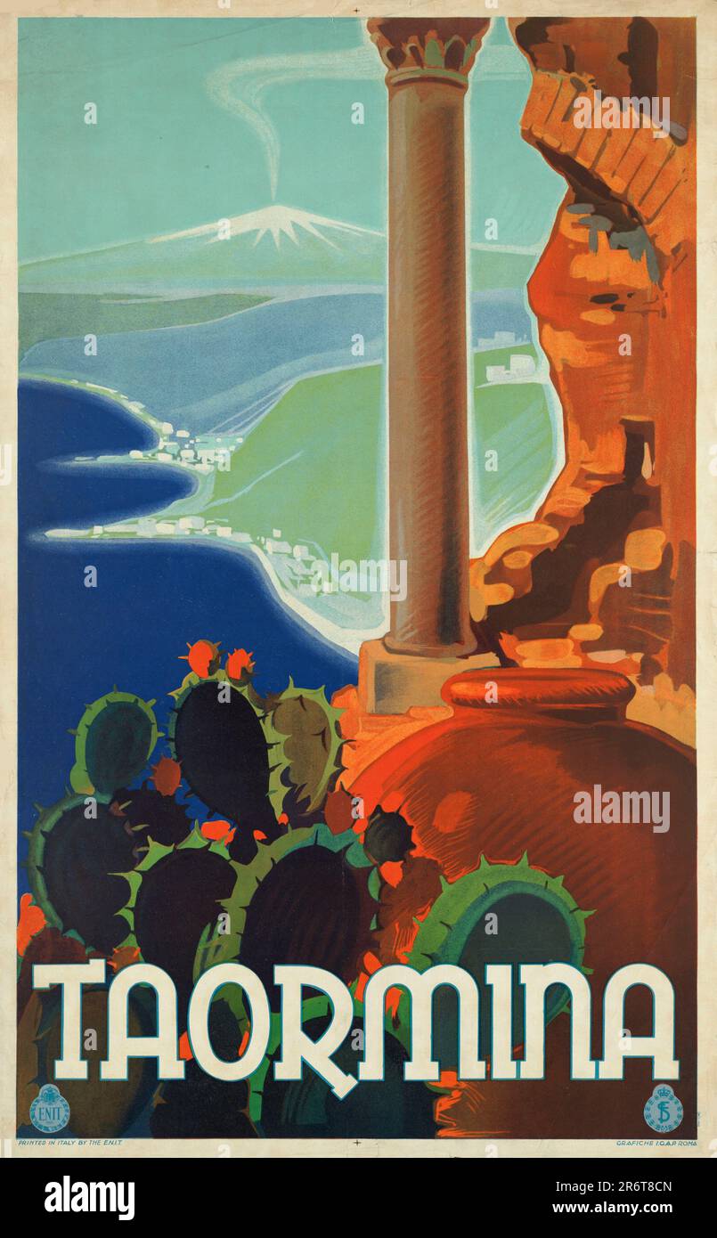 Taormina. Museum: PRIVATE COLLECTION. Author: Vittorio Grassi Stock ...