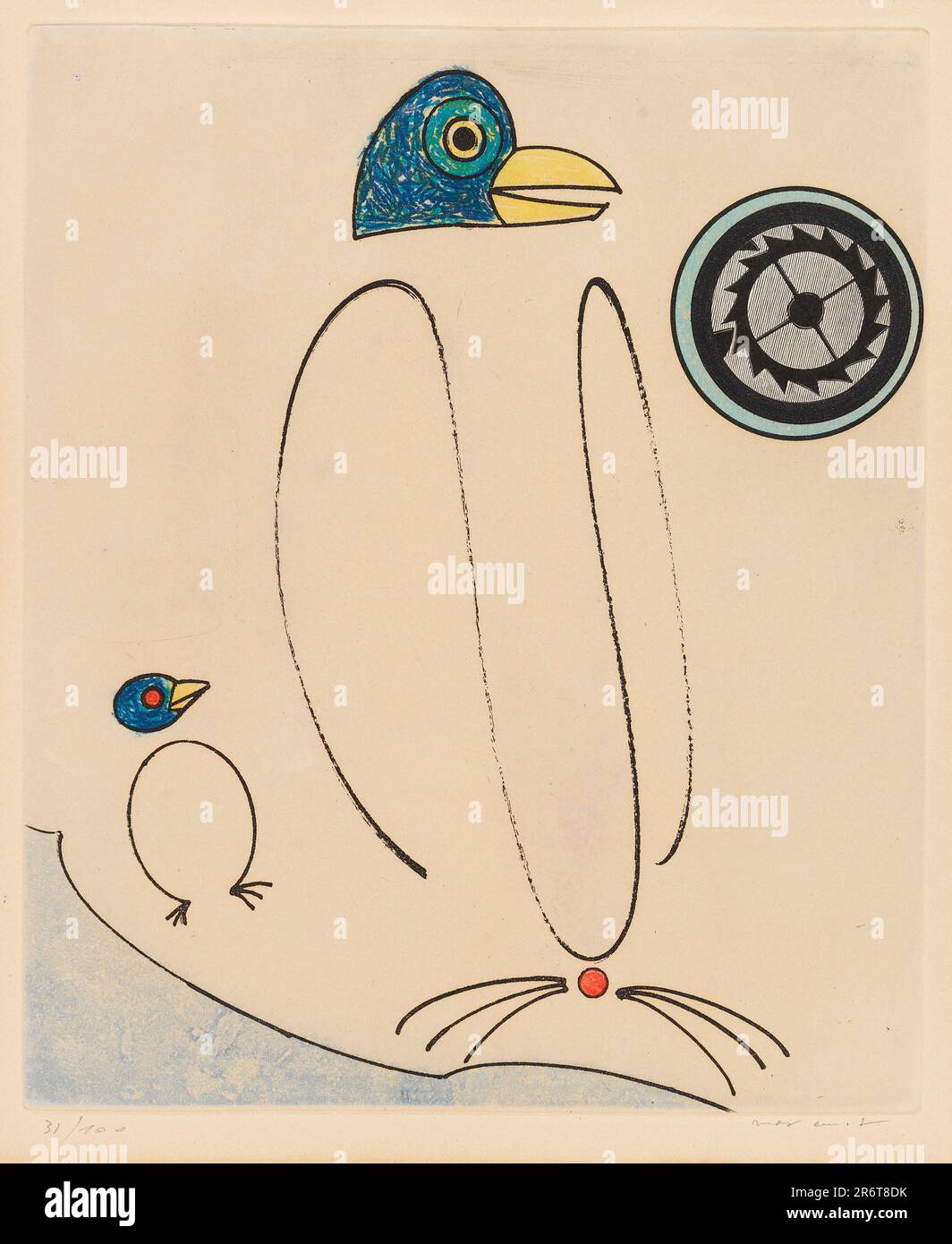 Illustration for "Oiseaux en Péril" by Dorothea Tanning. Museum ...