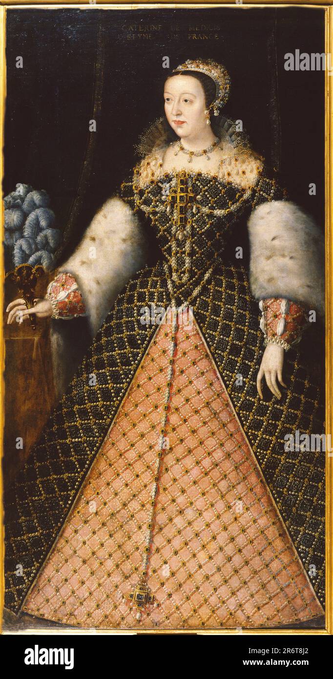 Portrait of Catherine de' Medici (1519-1589). Museum: Gallerie degli ...