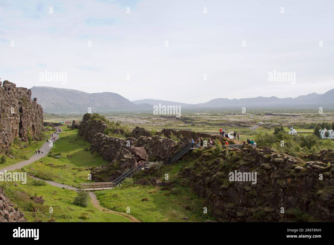 Canyon landscape in thingvellir hi-res stock photography and images - Alamy