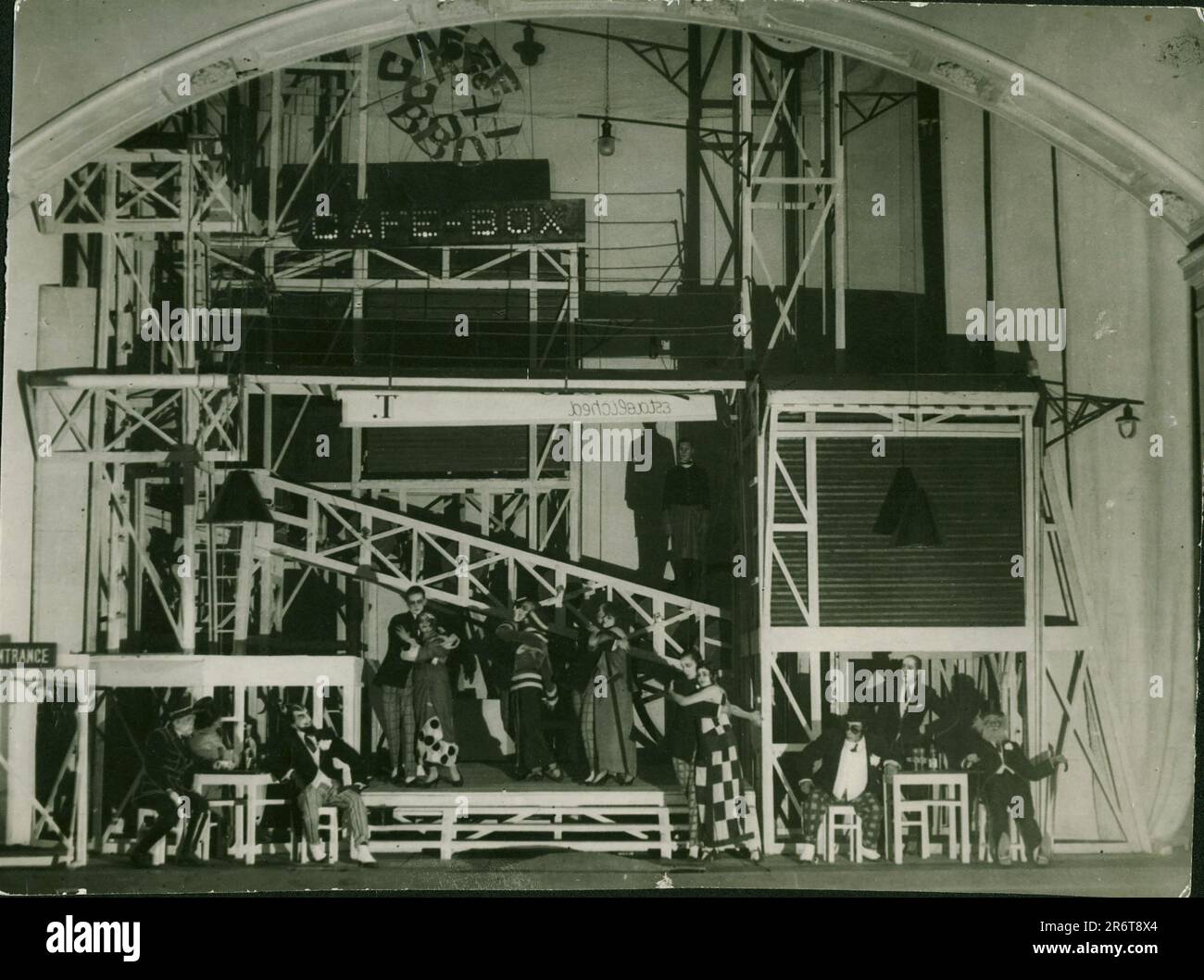 Stage design for the theatre play "The Man who was Thursday" by G ...