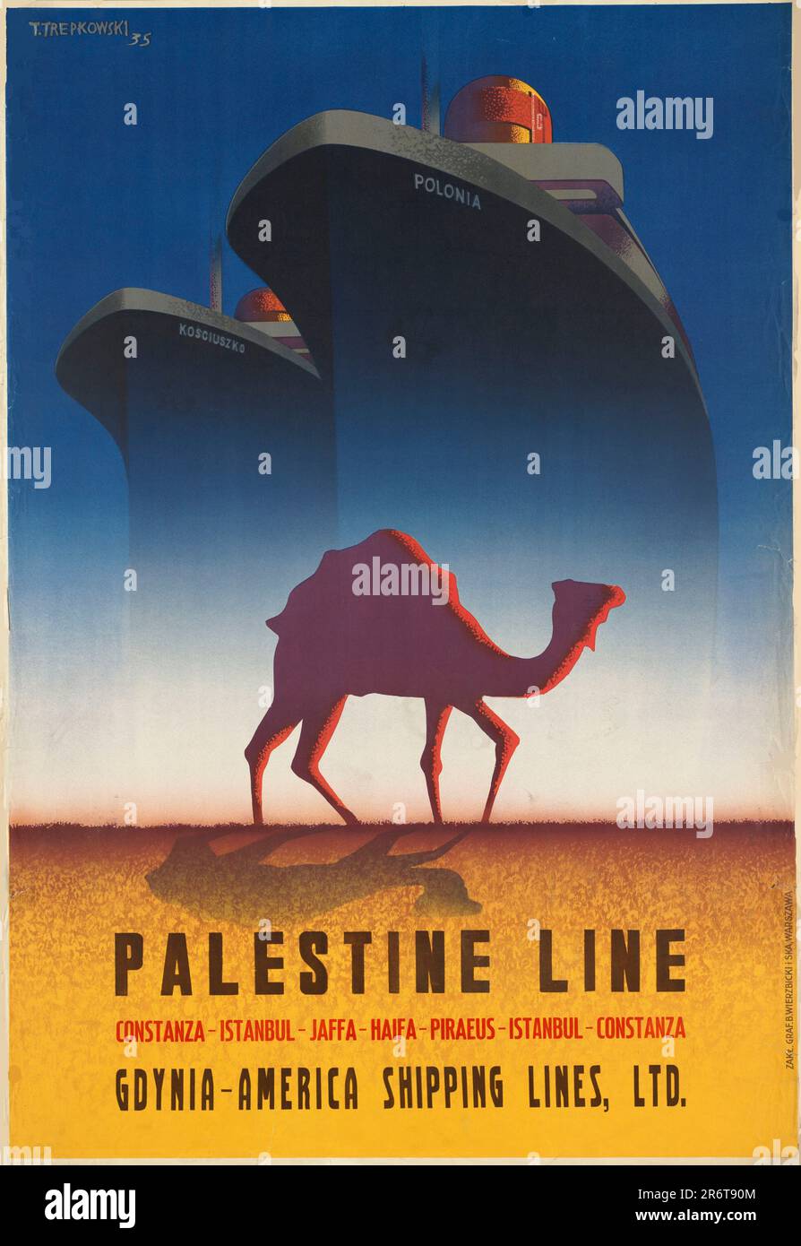 Palestine Line. Museum: PRIVATE COLLECTION. Author: Tadeusz Trepkowski ...