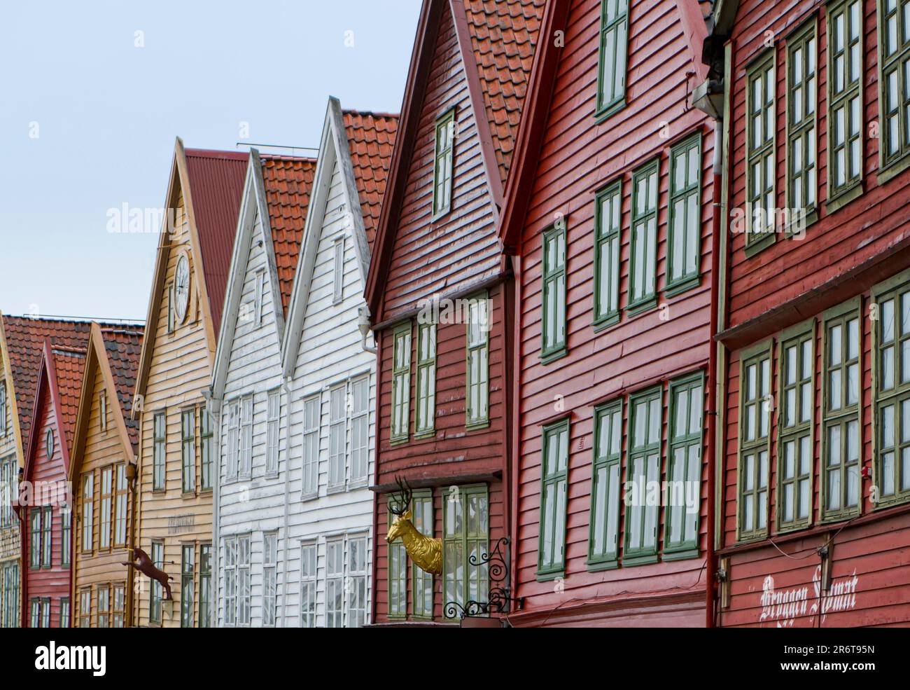 Wooden houses in Bergen Stock Photo - Alamy
