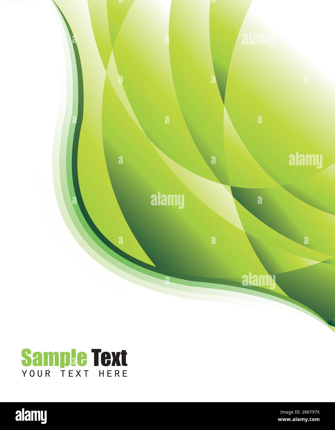 Abstract Lines Business Green Flyer Stock Vector Image & Art - Alamy