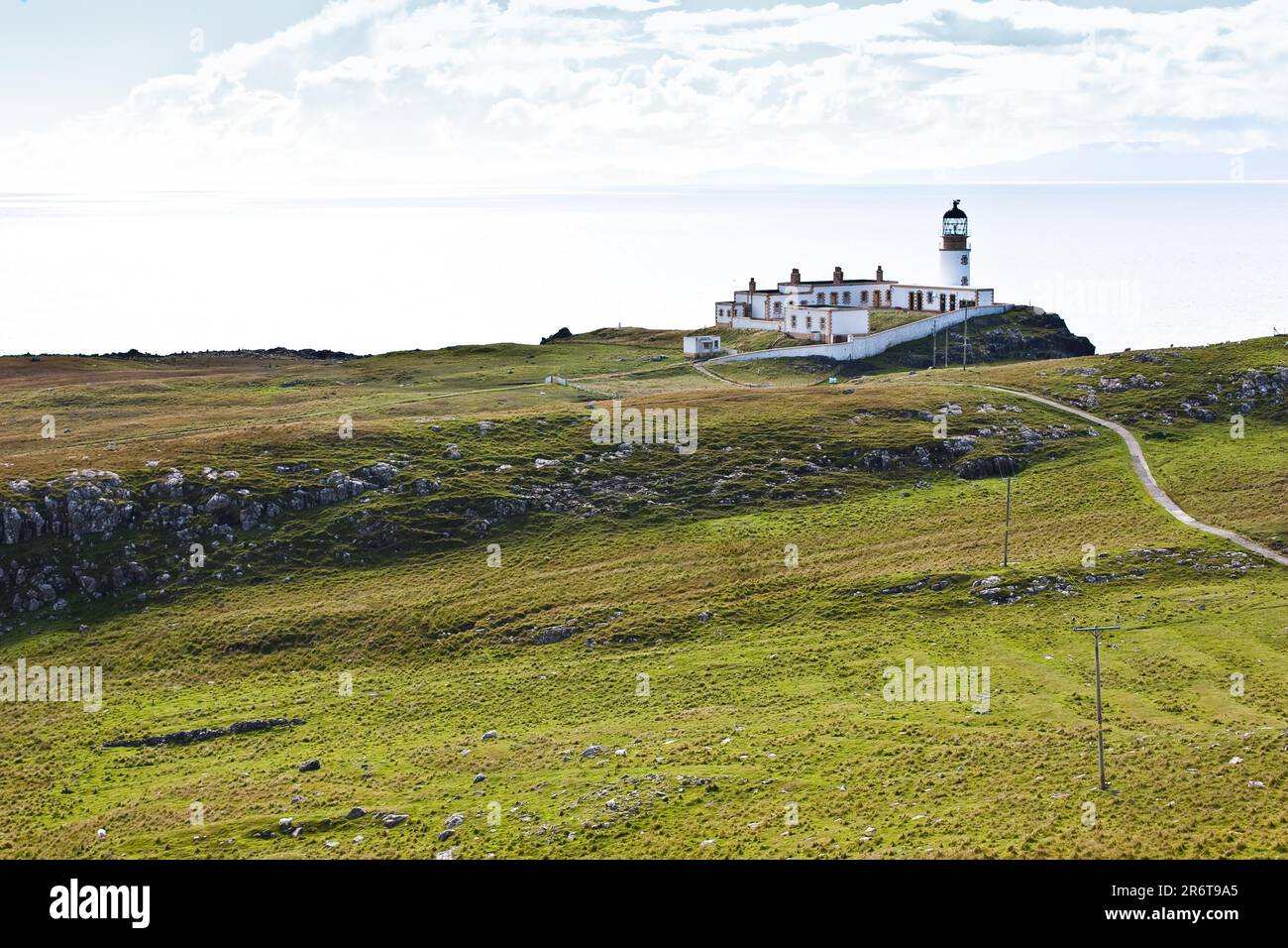 Scottish landscape in a cloudy day - Sutherland region Stock Photo - Alamy