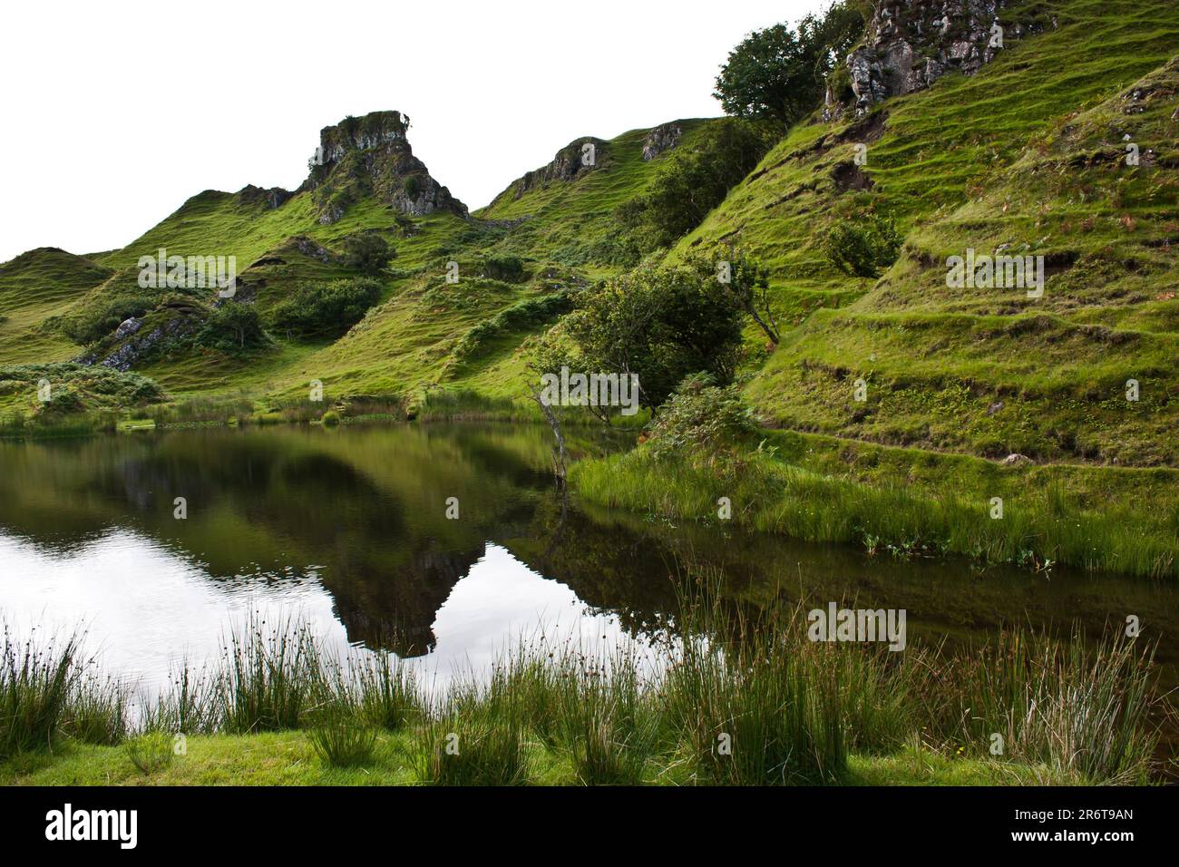 Scottish landscape in a cloudy day - Sutherland region Stock Photo - Alamy