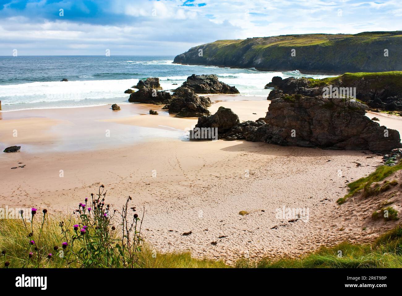 Award winning Durness spectacular beach, Sutherland, Scotland, United ...