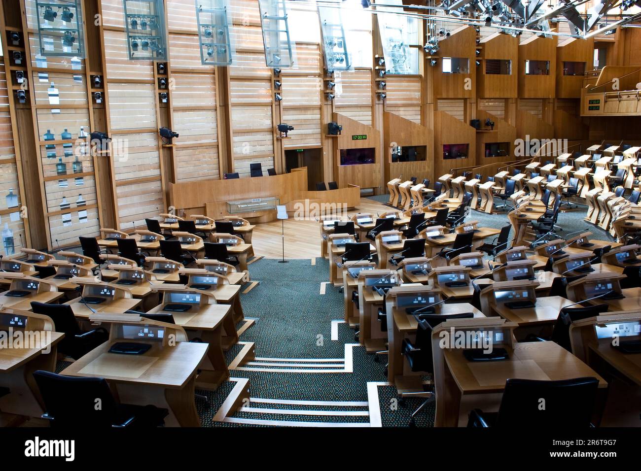 Interiors of Edinburgh Parliament, built in 2004 Stock Photo - Alamy