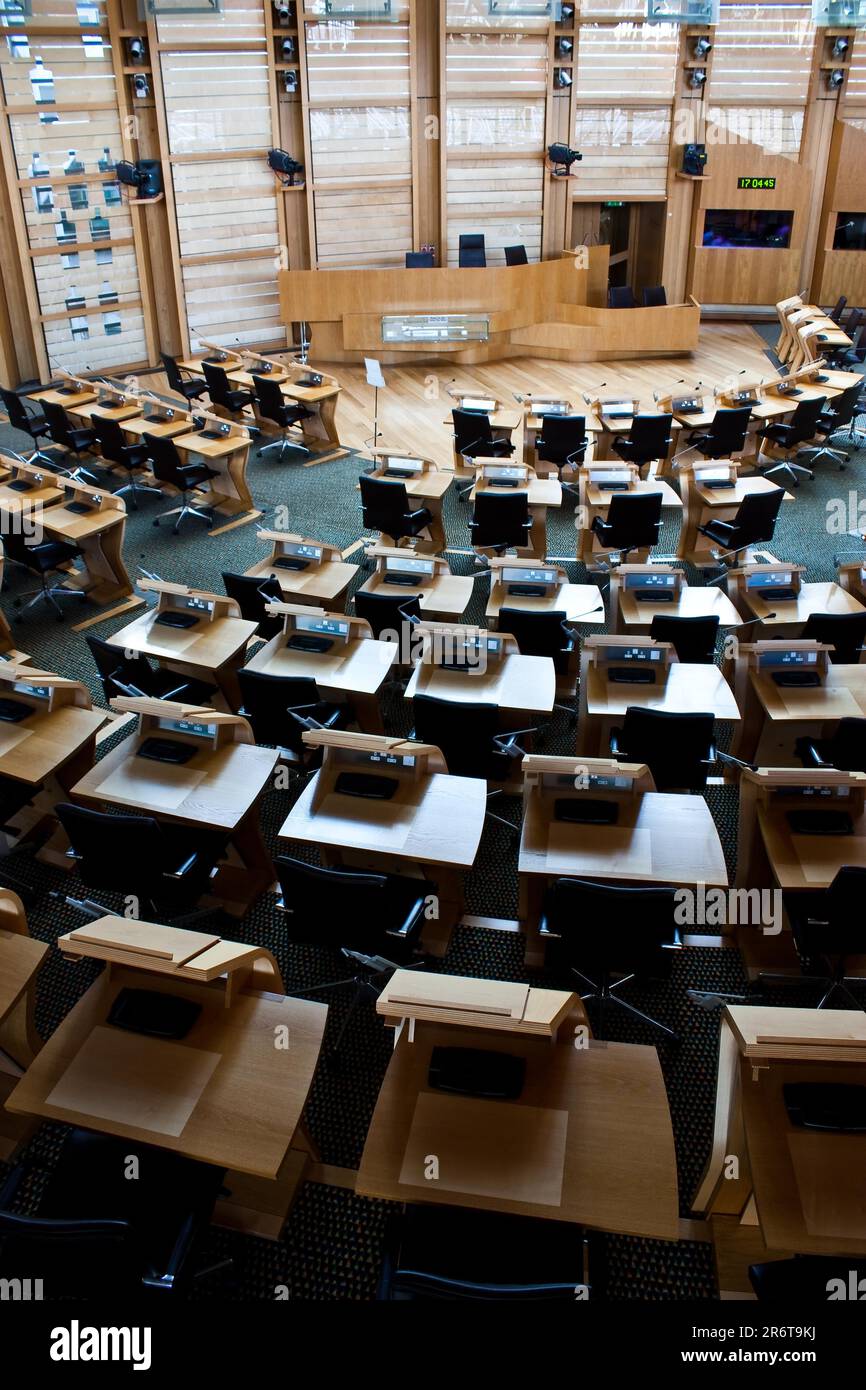 Interiors of Edinburgh Parliament, built in 2004 Stock Photo - Alamy