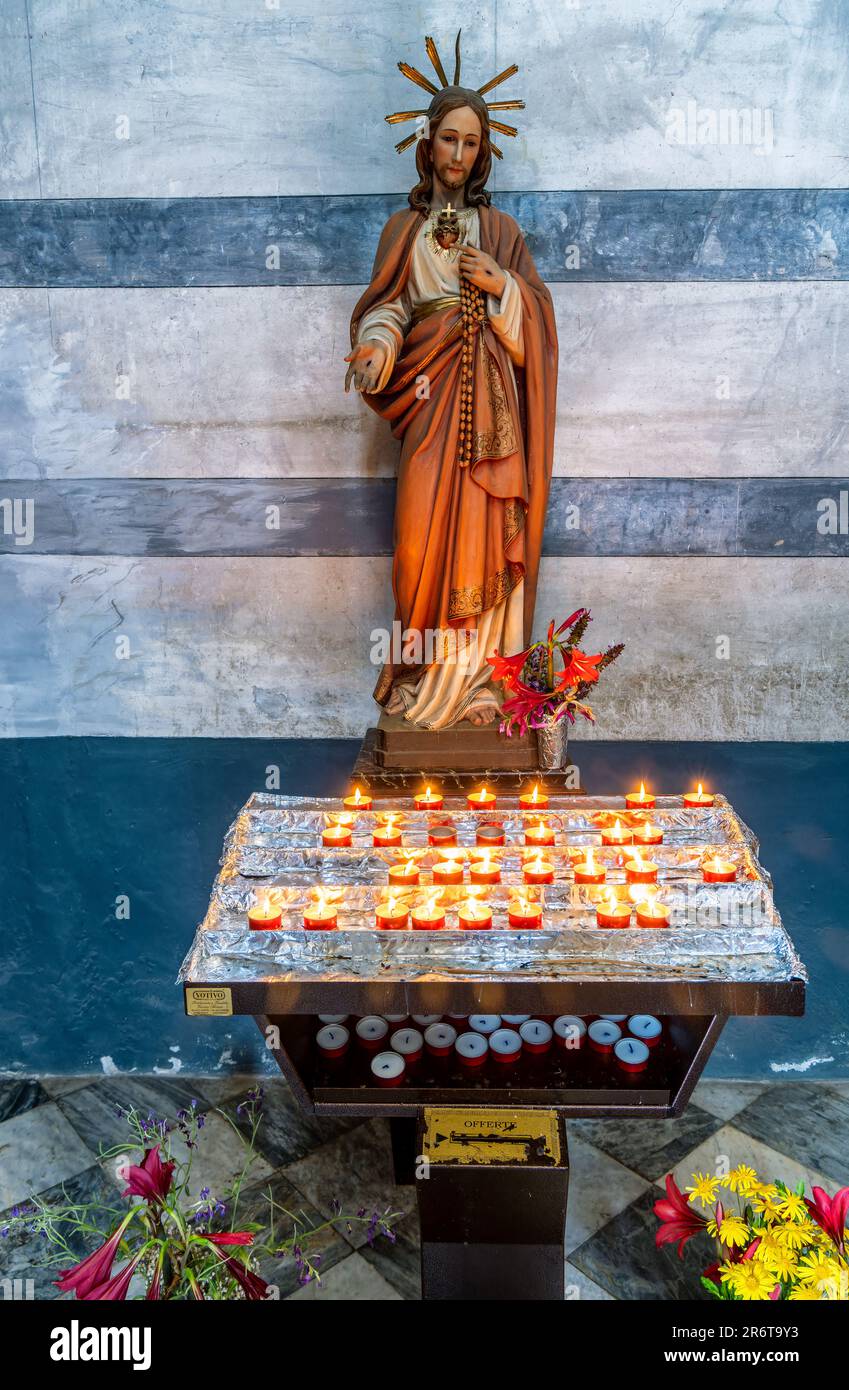 Small altar in Corniglia, Cinque Terre, Italy Stock Photo - Alamy