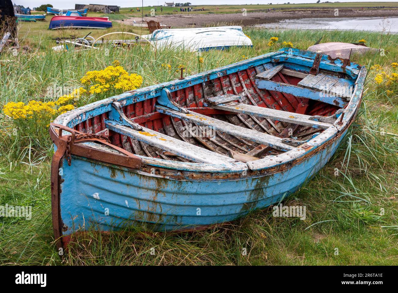 Old rowing boat Stock Photo - Alamy