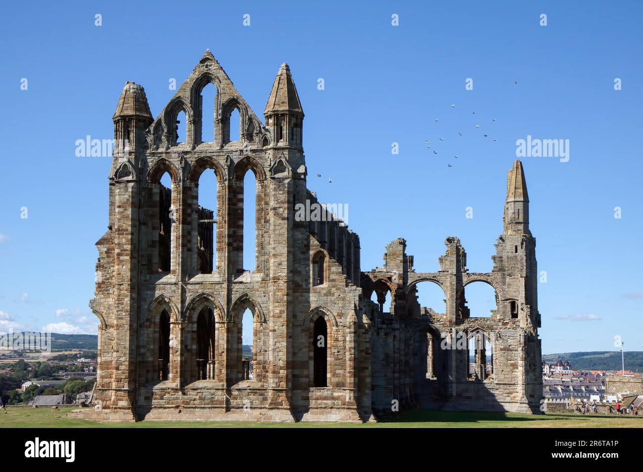 Whitby abbey view hi-res stock photography and images - Alamy