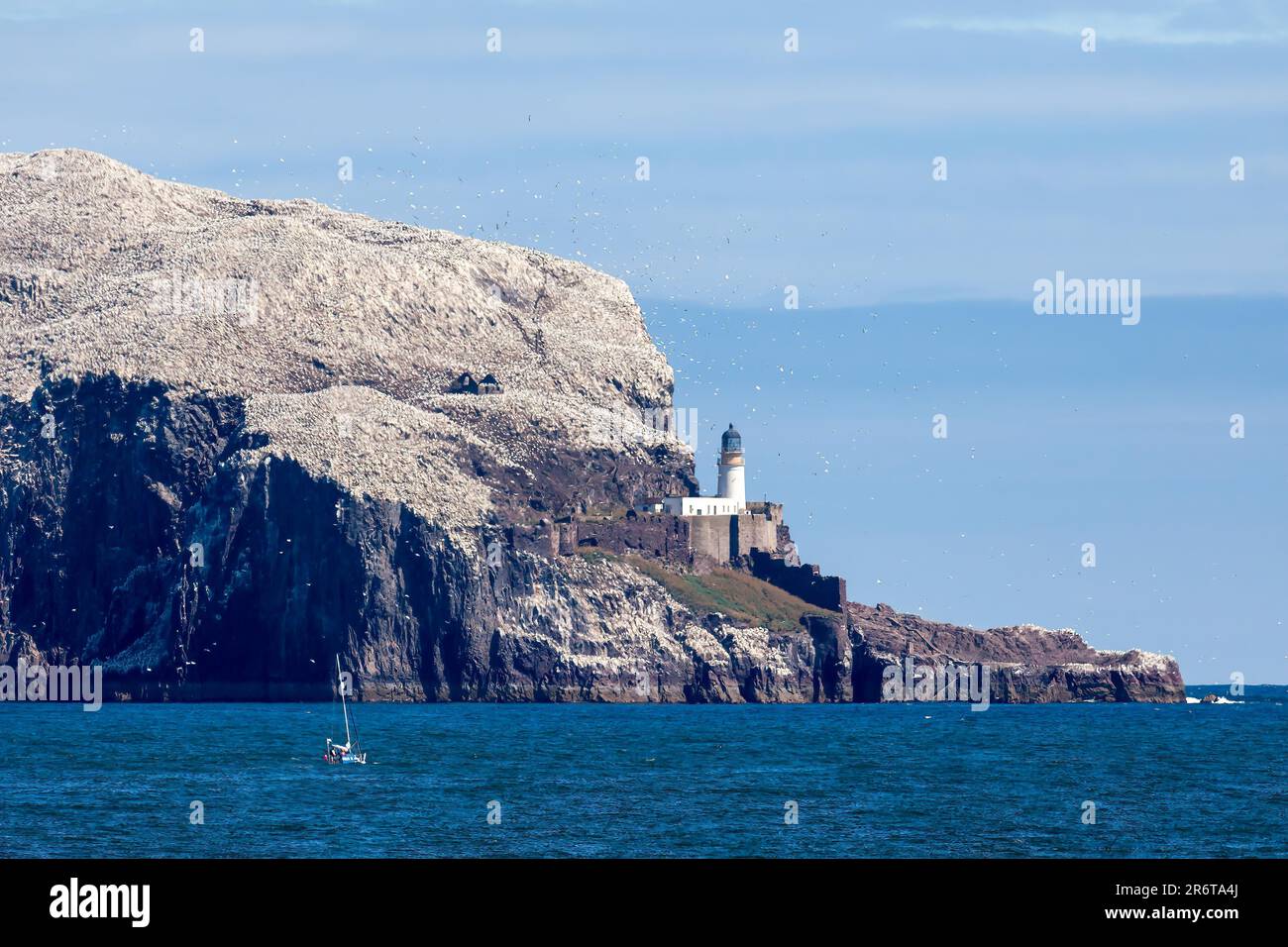 View of Bass Rock Stock Photo - Alamy