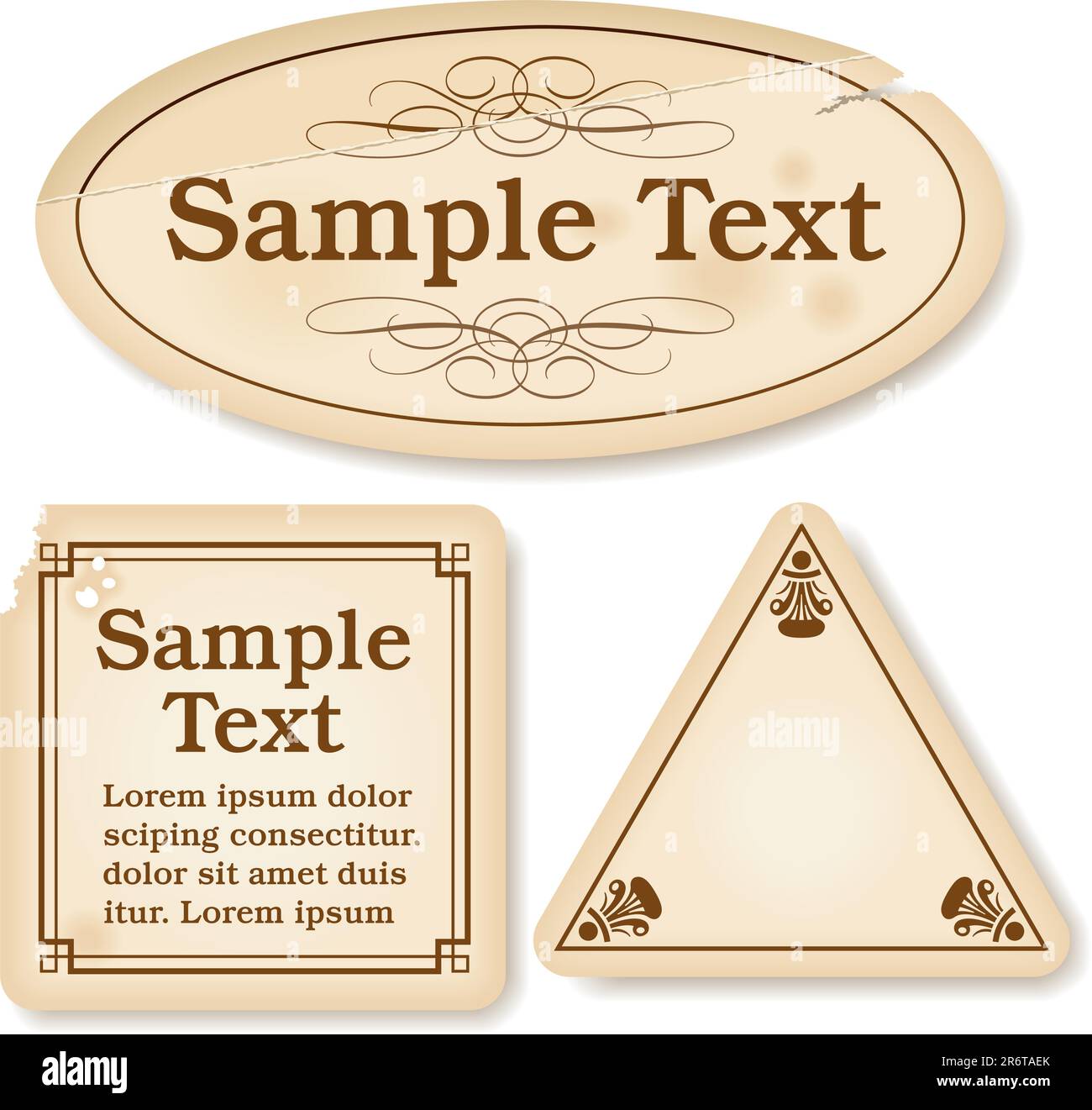 Worn antique Stock Vector Images - Alamy