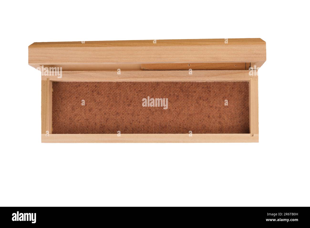 handmade wooden box empty, insulated, open, oblong, rectangular, new ...