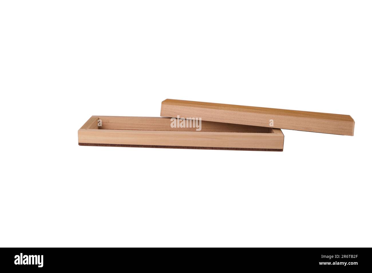 handmade wooden box empty, insulated, open, oblong, rectangular, new ...