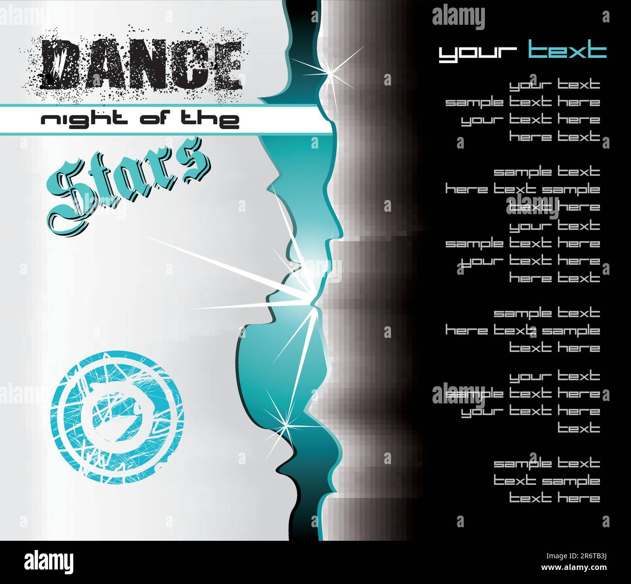 Colorful Techno Dance Futuristic Background Stock Vector Image & Art ...