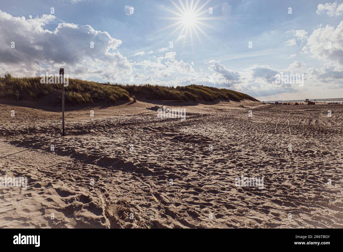Beautiful island landscape of Langeoog, Germany, North Sea Stock Photo ...