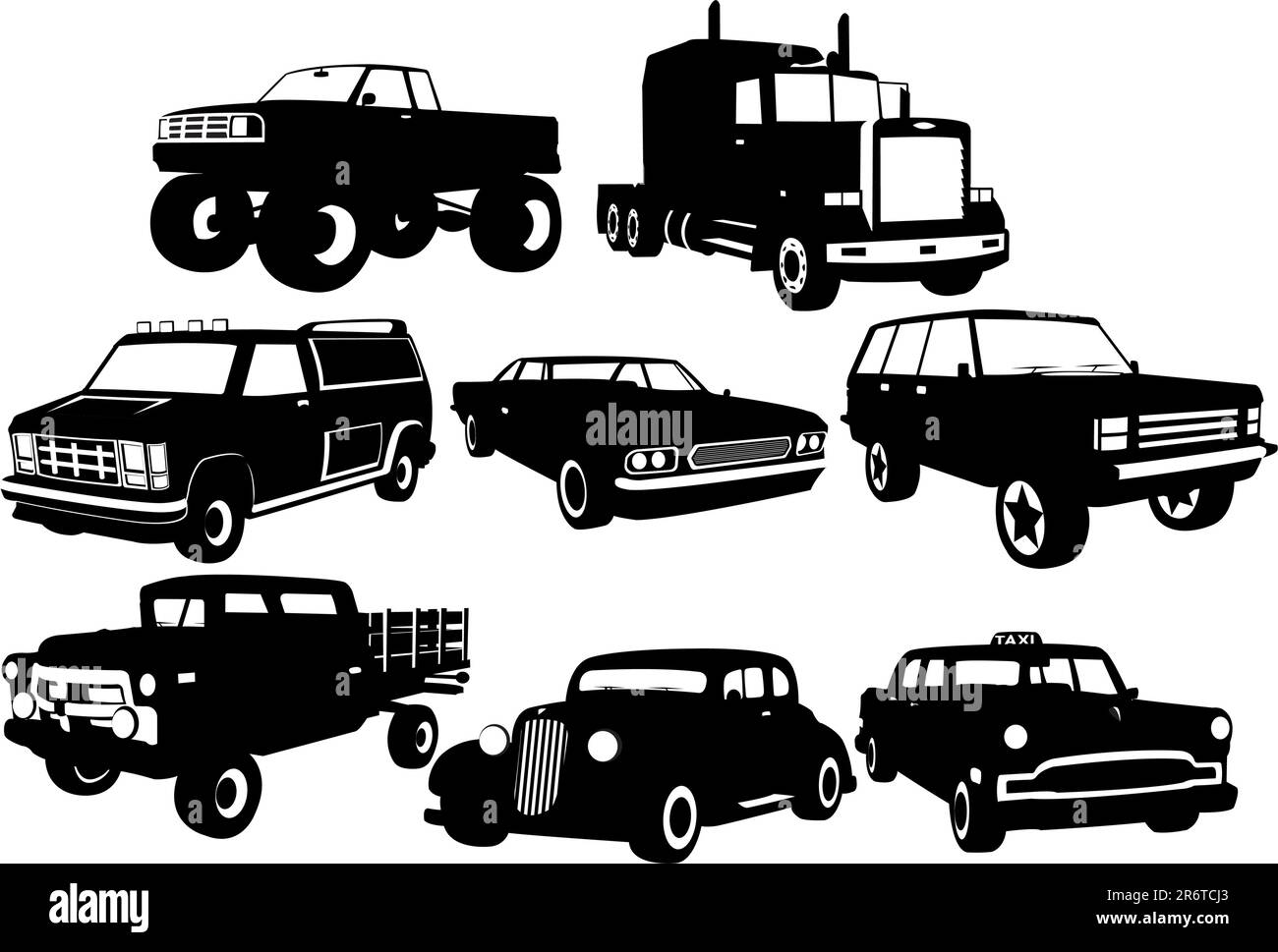 Car collections Stock Vector Images - Alamy