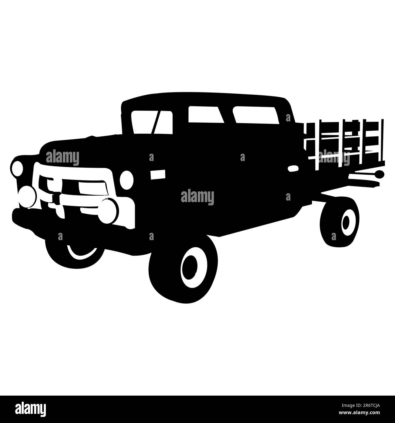 Old Country Car Vector Illustration Stock Vector Image Art Alamy