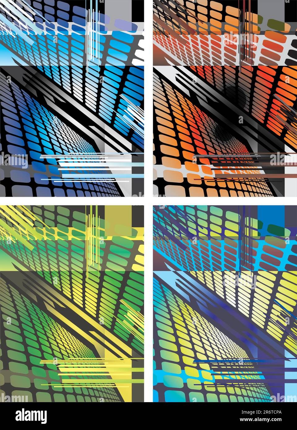 Abstract Colorful Technology and Fantasy backgrounds Stock Vector Image ...