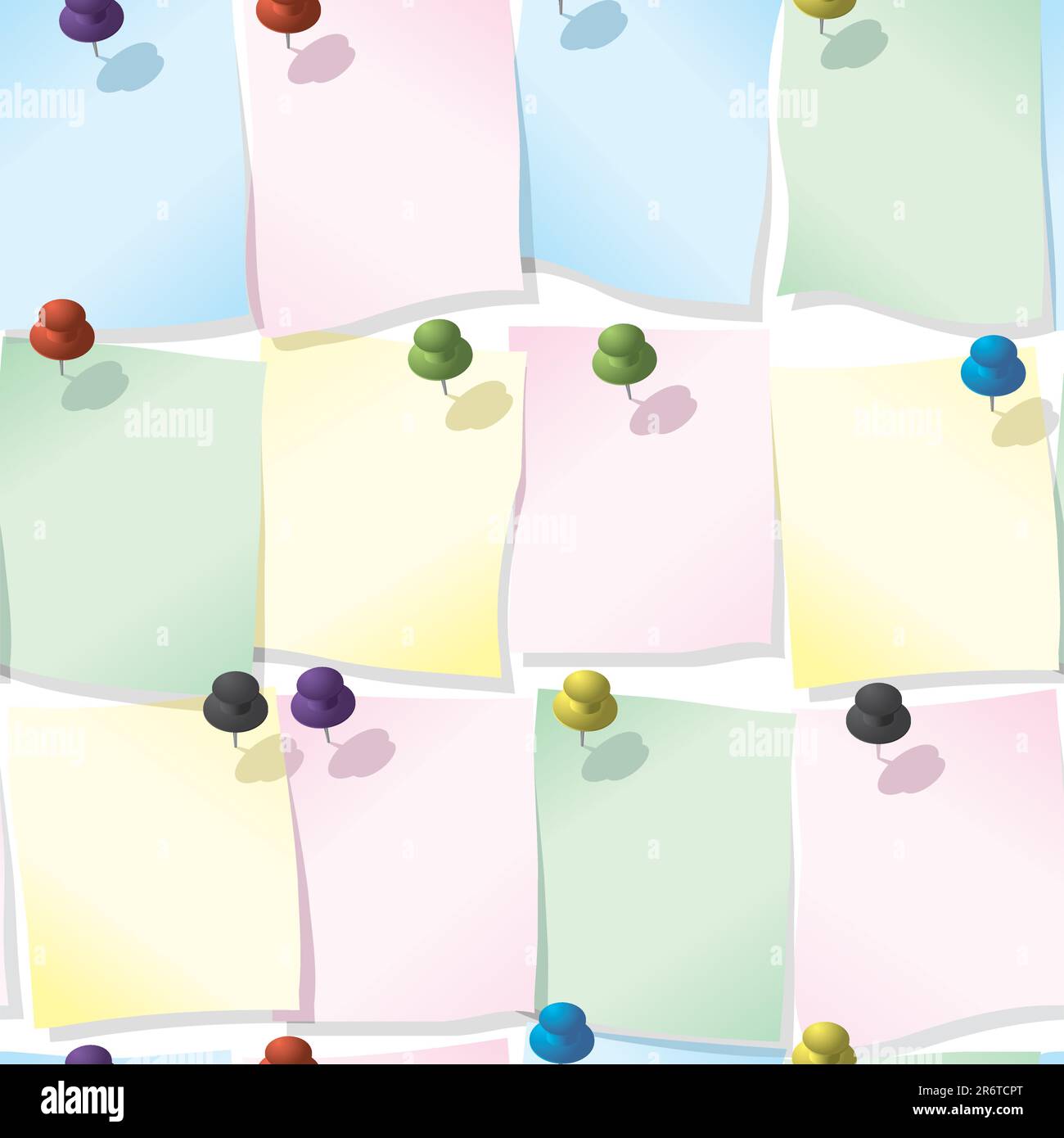 Abstract reminder sheets background. Seamless. Pastel palette.Vector ...