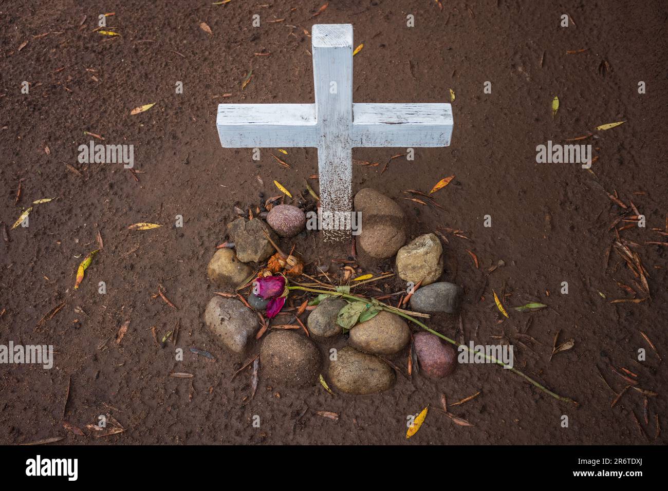 Old unmarked grave with hi-res stock photography and images - Alamy