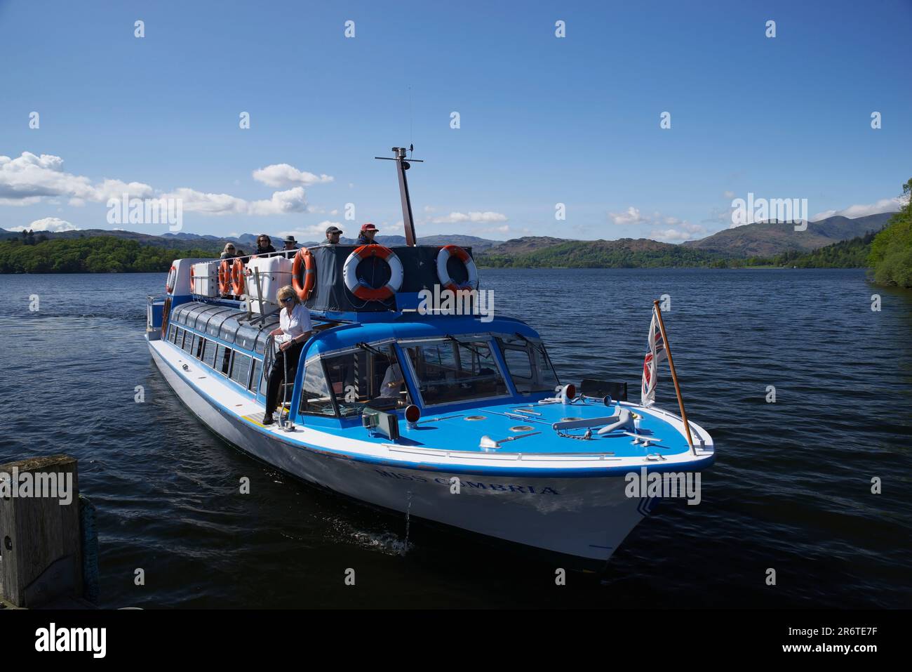 Lake Windermere Scenic Cruise Boat, Cumbria, England Stock Photo - Alamy