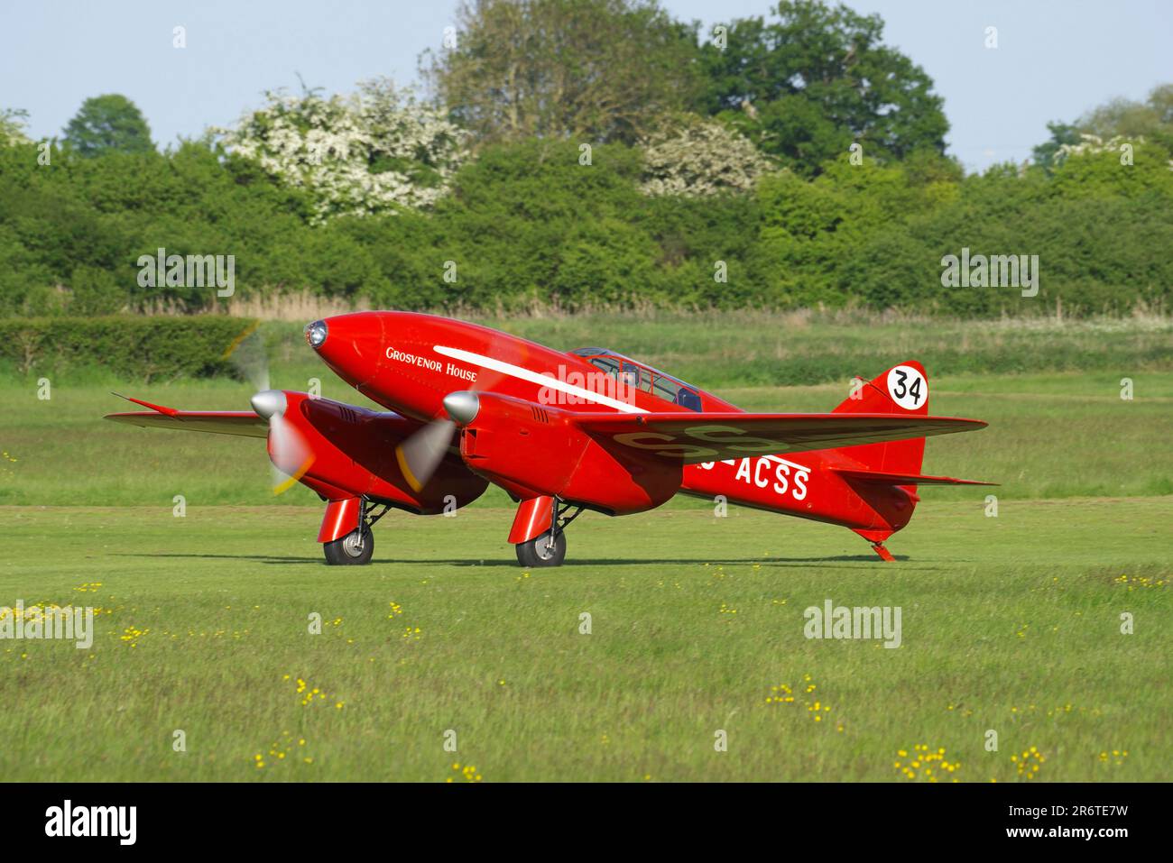 Shuttleworth Collection DH 88 Comet Racer, Old Warden England Stock ...