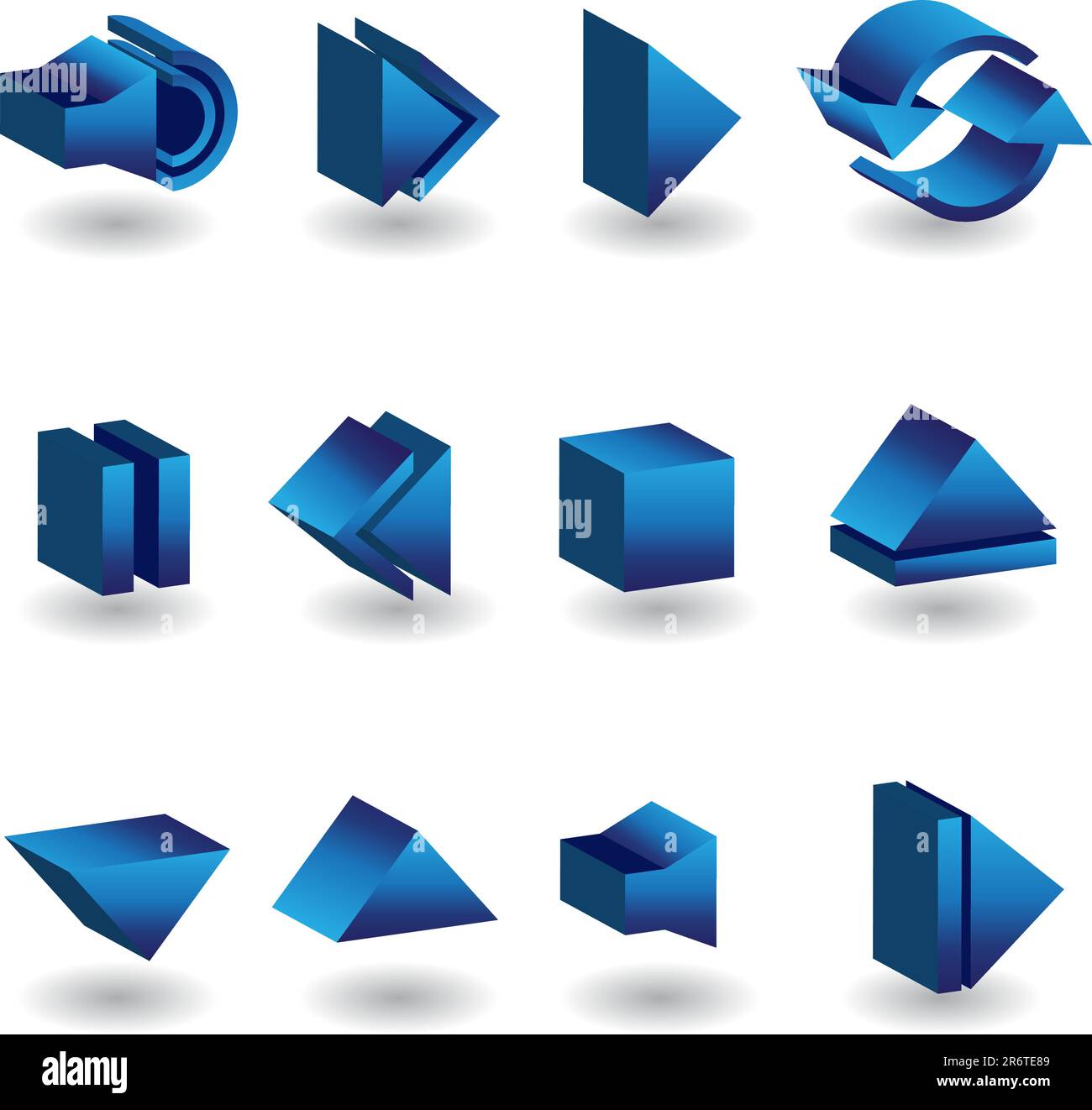 Three dimensional volume Stock Vector Images - Alamy