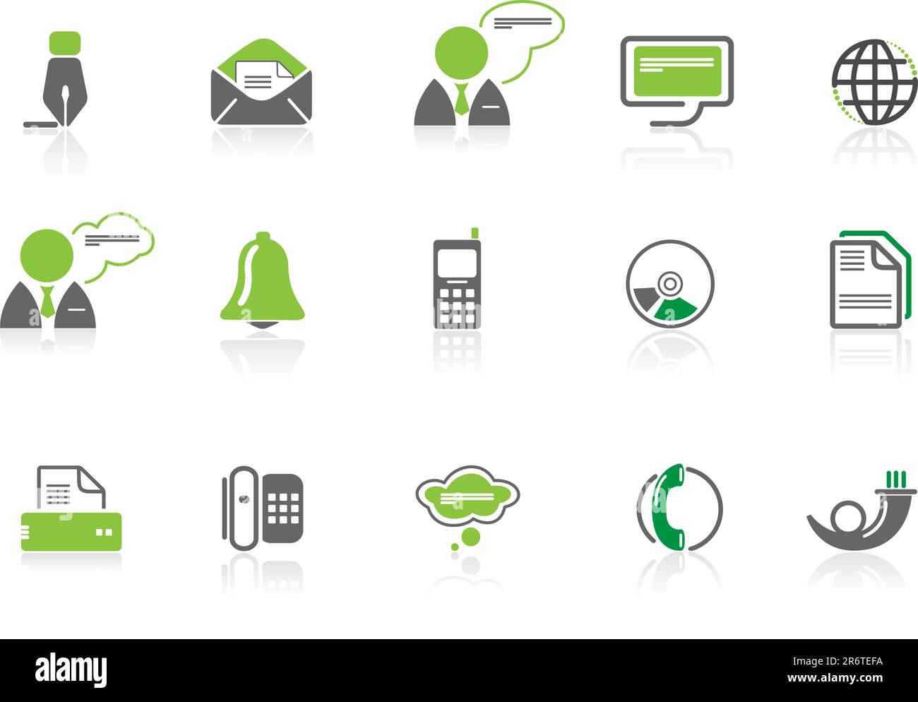 Communications green Stock Vector Images - Alamy