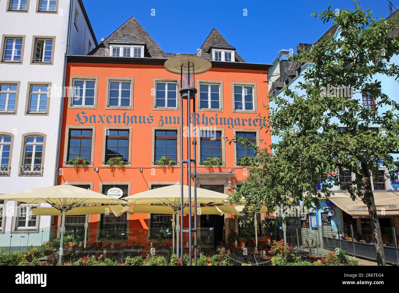 Cologne (Köln, Buttermarkt, Haxenhaus zum Rheingarten), Germany - June ...