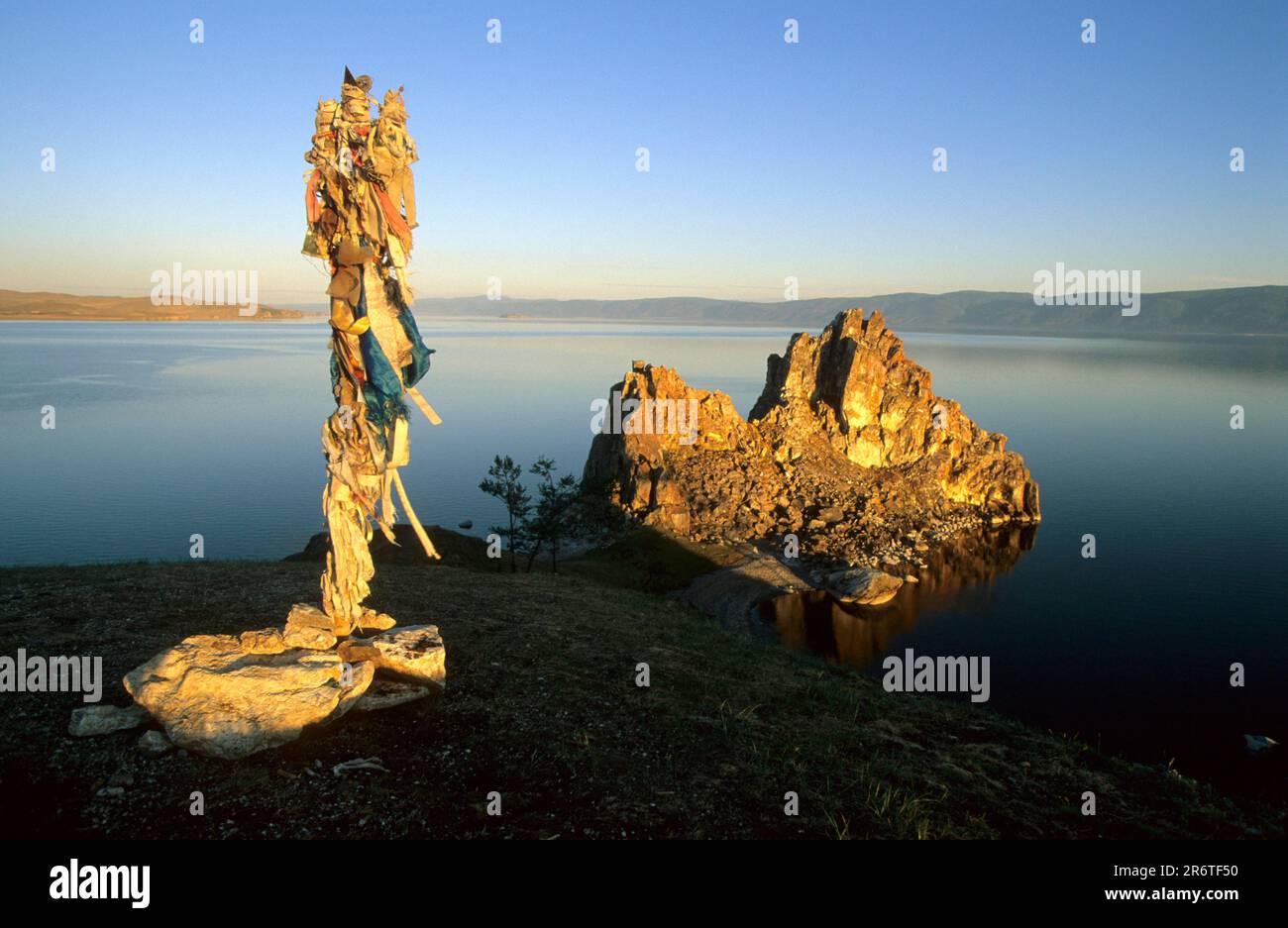 Buryat Faith, Shaman Rock, Olhkon Island, Lake Baikal, Buryatia ...