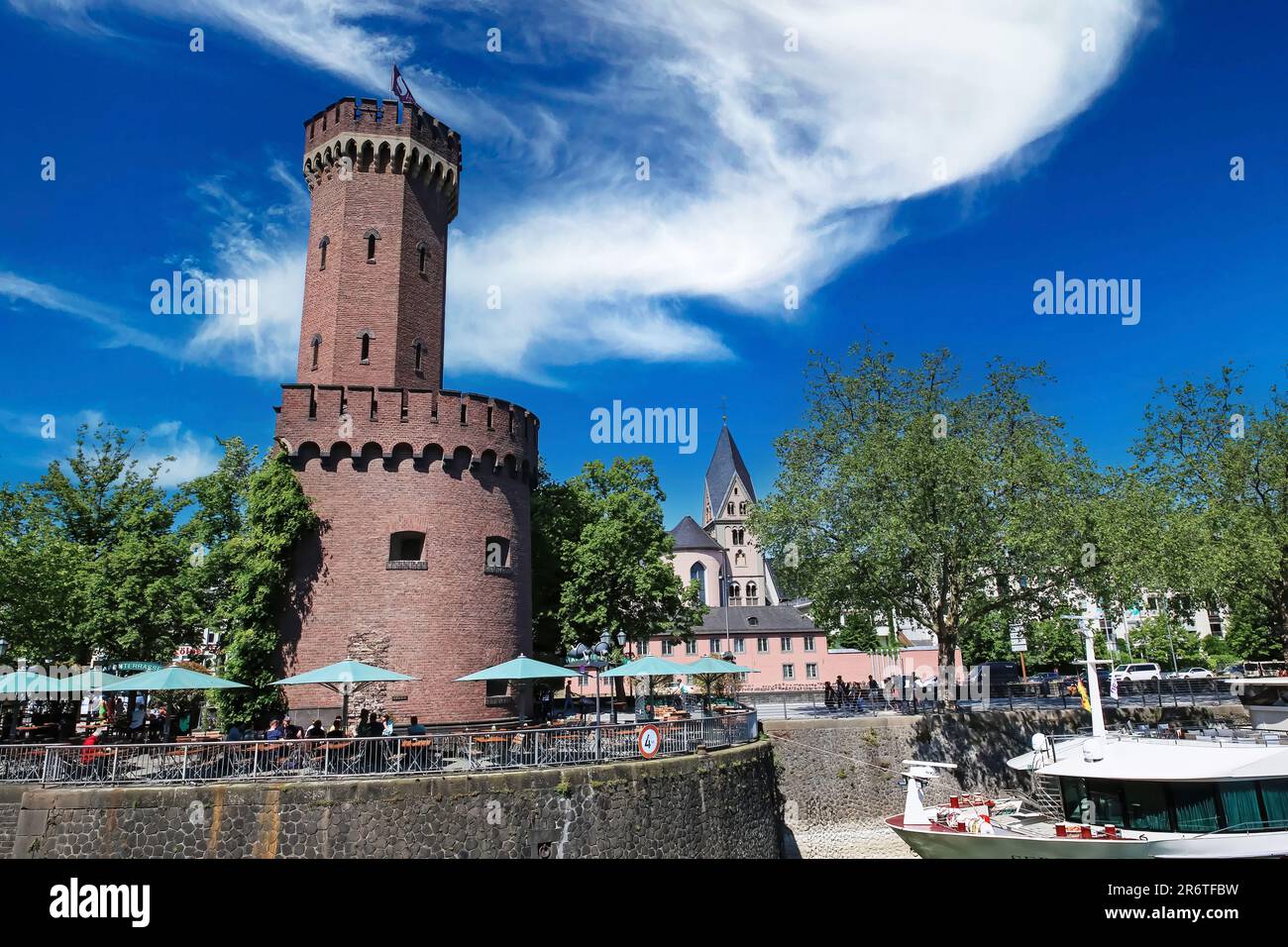 Cologne (Köln, Rheinauhafen, Malakoffturm), Germany - June 6. 2023 ...