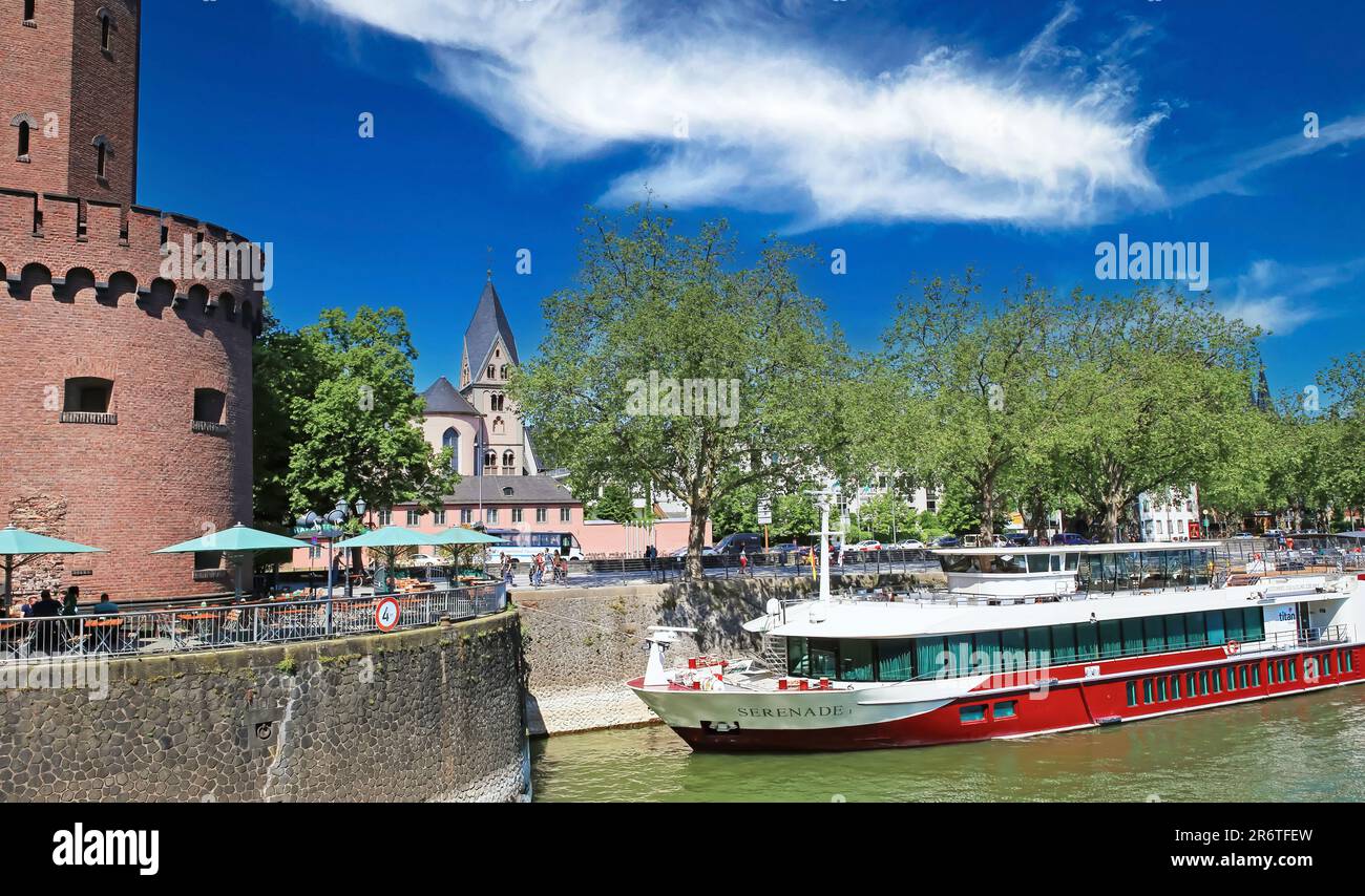 Cologne (Köln, Rheinauhafen, Malakoffturm), Germany - June 6. 2023 ...