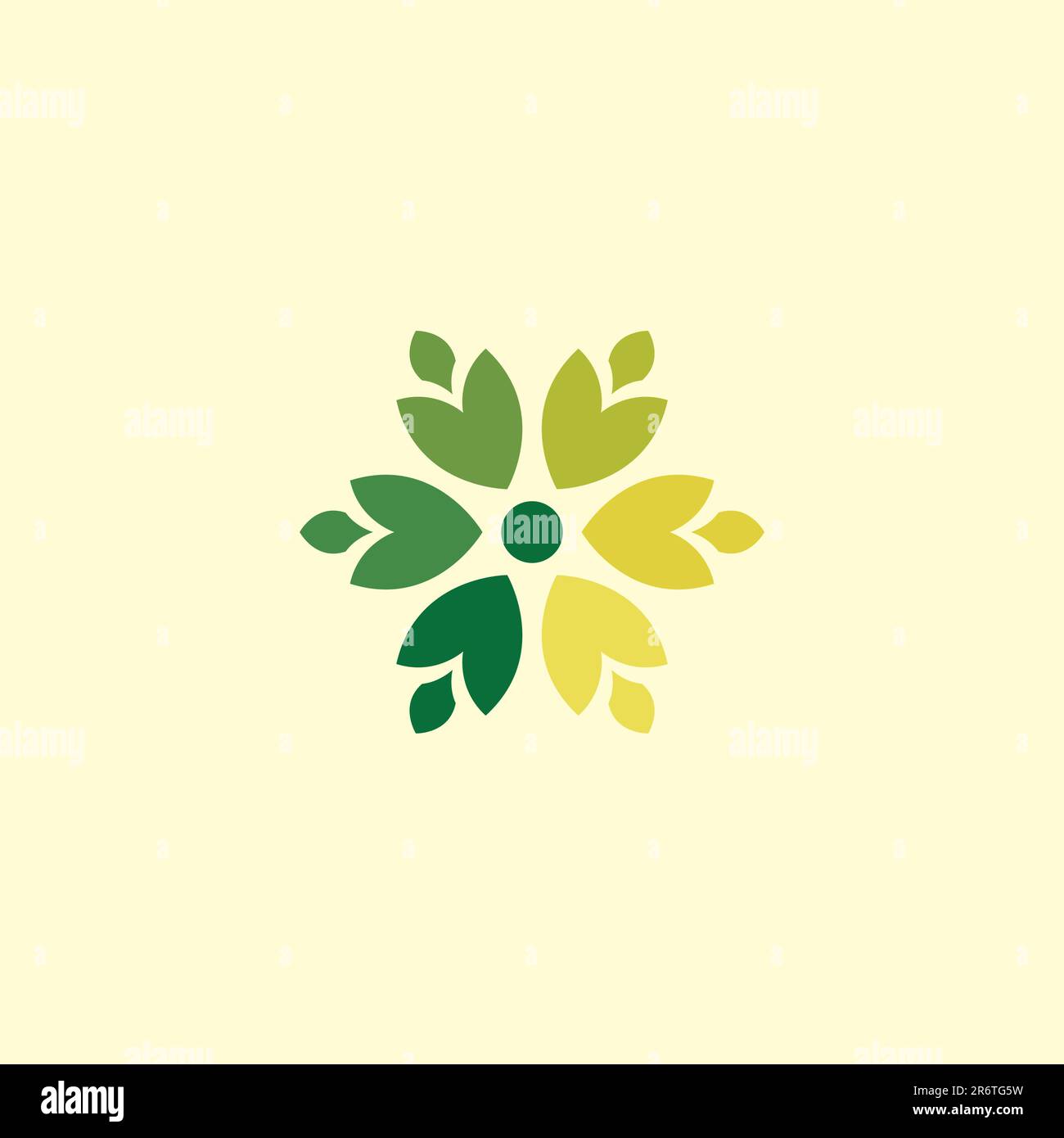 Flower Logo Concept. Community Logo Vector Stock Vector Image & Art - Alamy