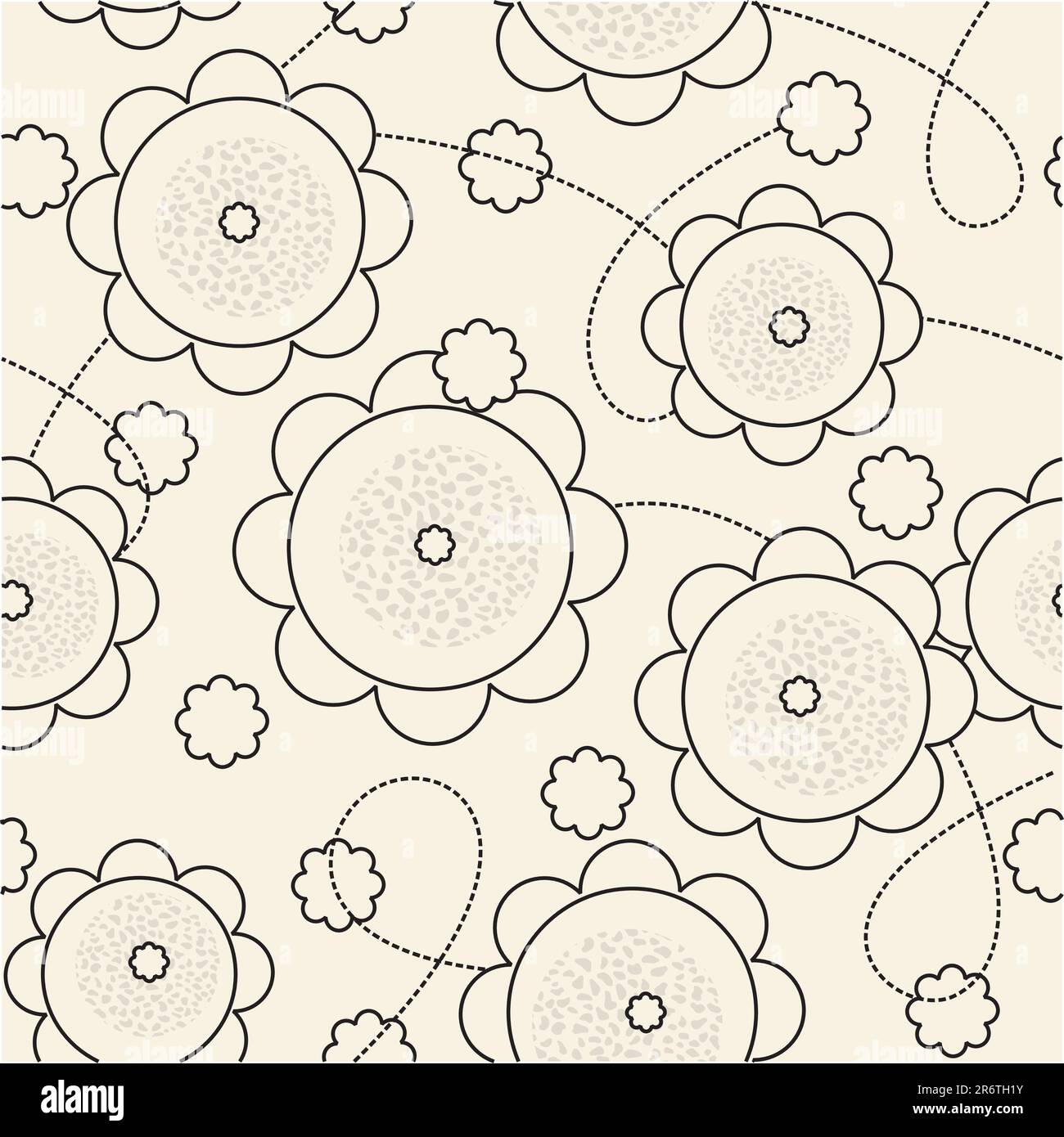 easy repeat floral background in pastel colors Stock Vector Image & Art ...