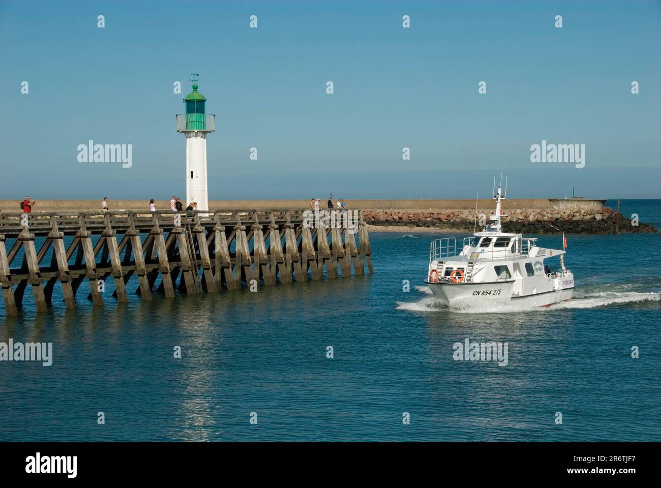 Lighthouse, Trouville, Normandy, France Stock Photo - Alamy