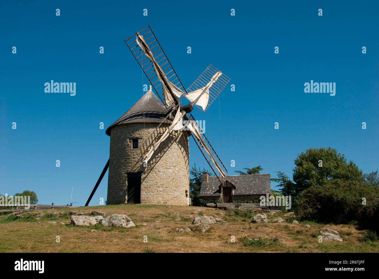Brittany windmill hi-res stock photography and images - Alamy