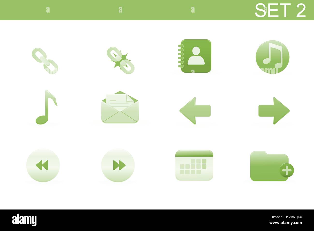 Vector illustration ? set of elegant simple icons for common computer ...