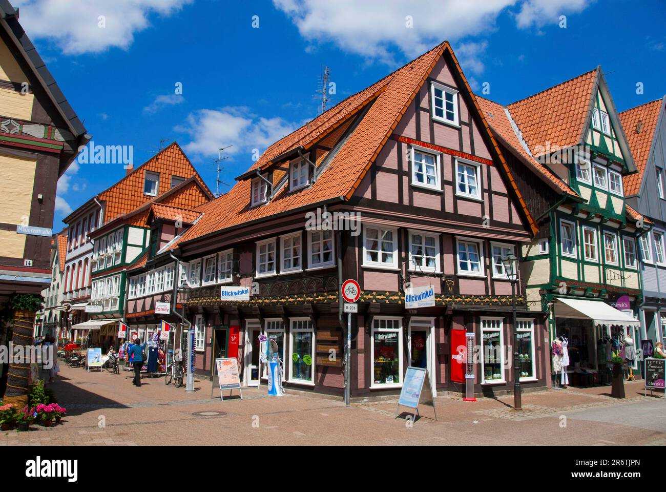 Village house corner view hi-res stock photography and images - Alamy