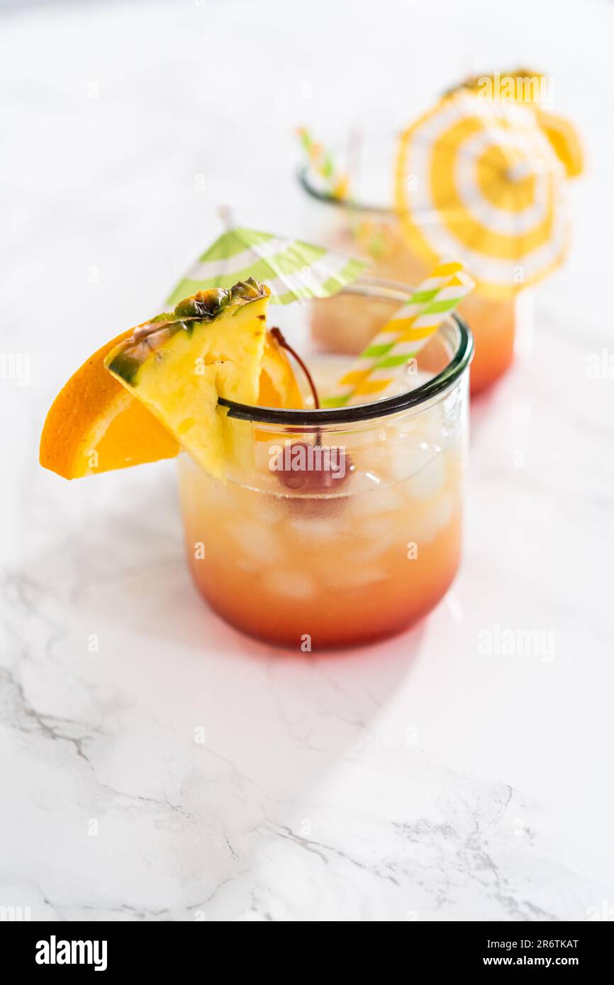 Malibu sunset cocktail hi-res stock photography and images - Alamy